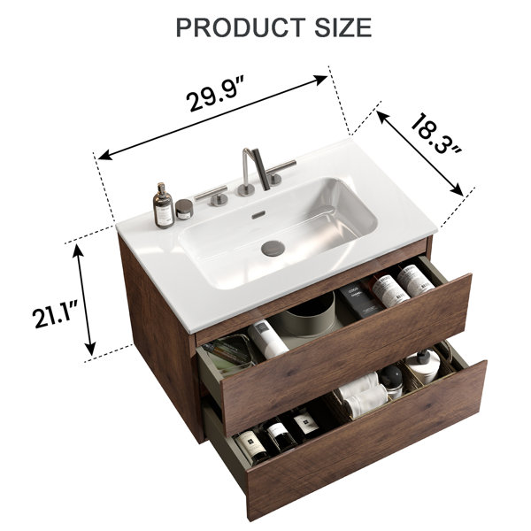 Ebern Designs Cray Wall Mounted Required Bathroom Cabinet | Wayfair