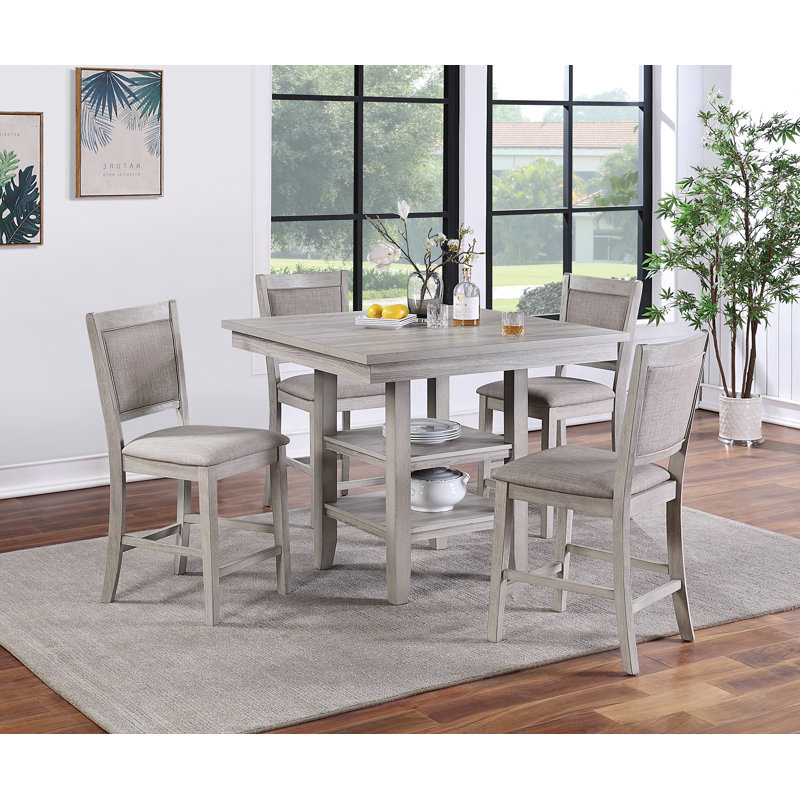 Red Barrel Studio® 5-Pcs Counter Height Dining Set | Wayfair