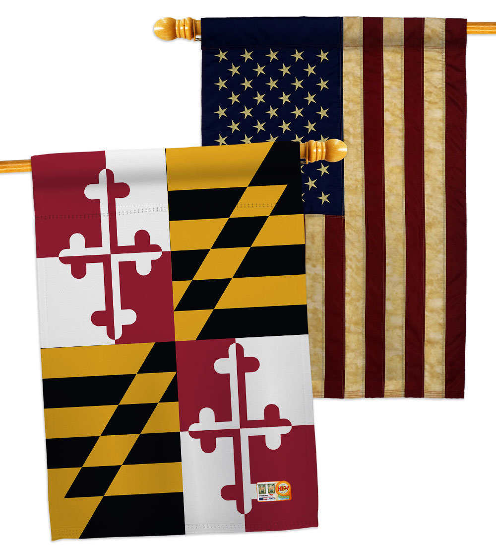 Breeze Decor Double Sided 40'' H x 28'' W Polyester House Flag | Wayfair