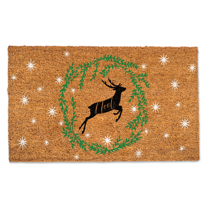 The Holiday Aisle® Jenese Christmas Outdoor Doormat | Wayfair