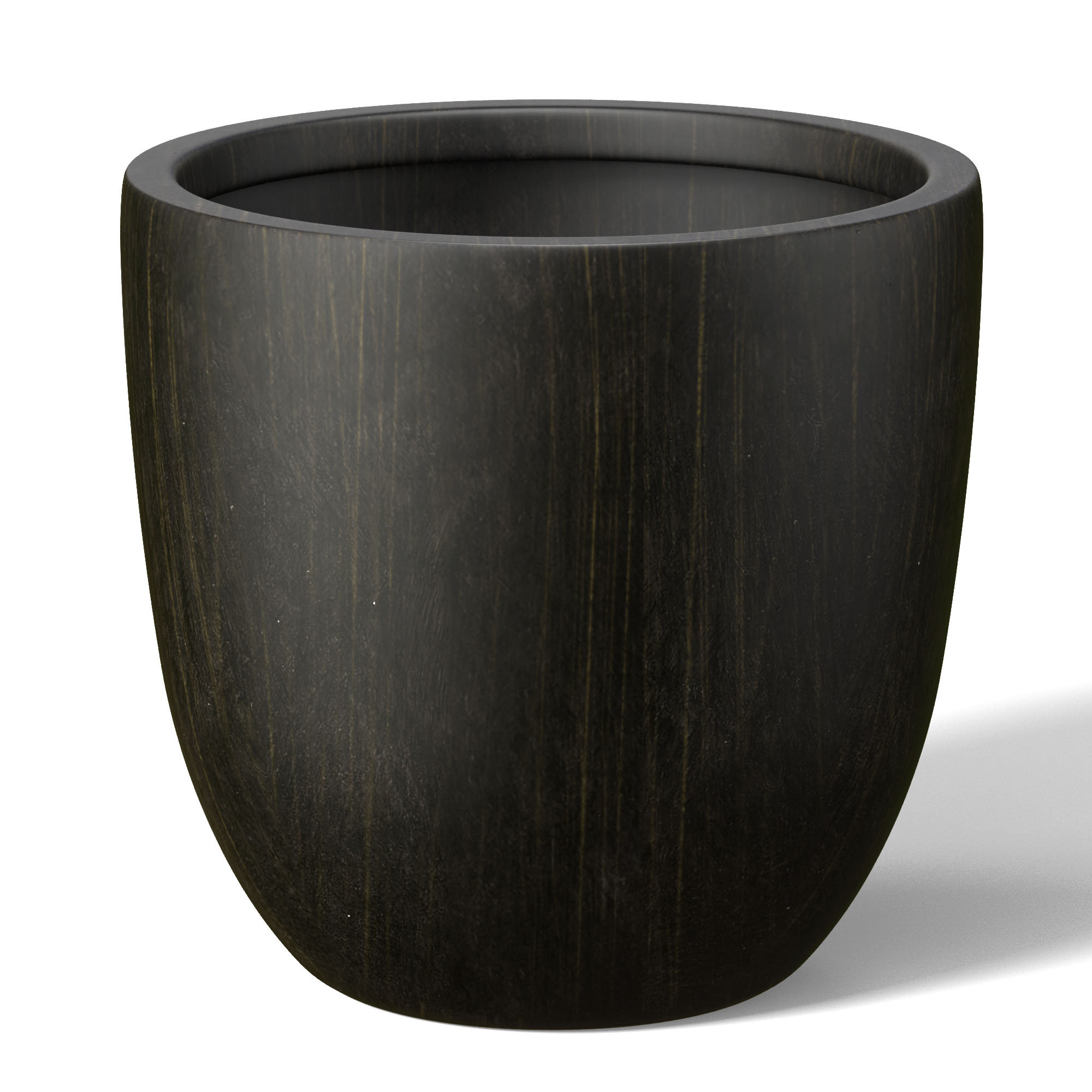 Latitude Run® Concrete Round Planter / Pot With Drainage Holes ...