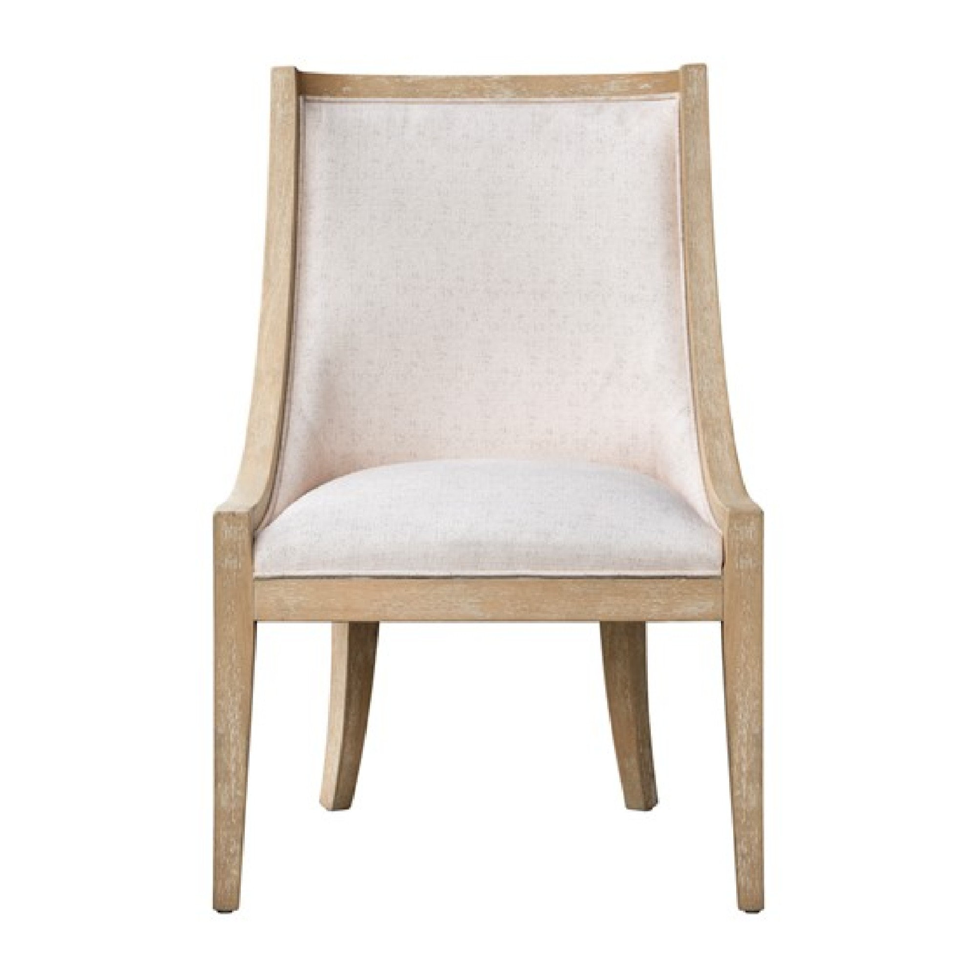 Rosalind Wheeler Sophisticated Brass Nailhead Trim Dining Chair ...