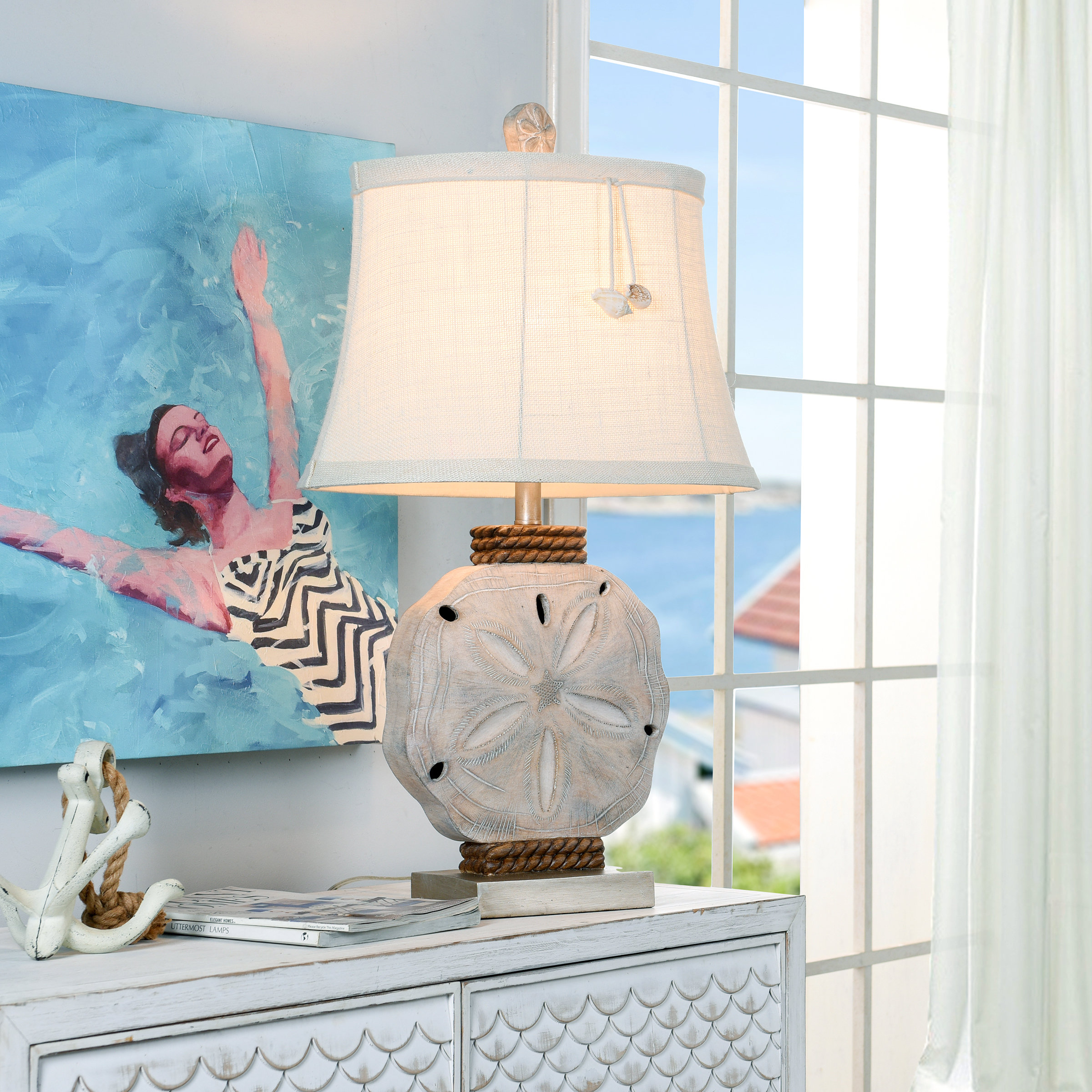 Beachcrest Home Bolick 31" Vipitenow/Silver Table Lamp & Reviews | Wayfair
