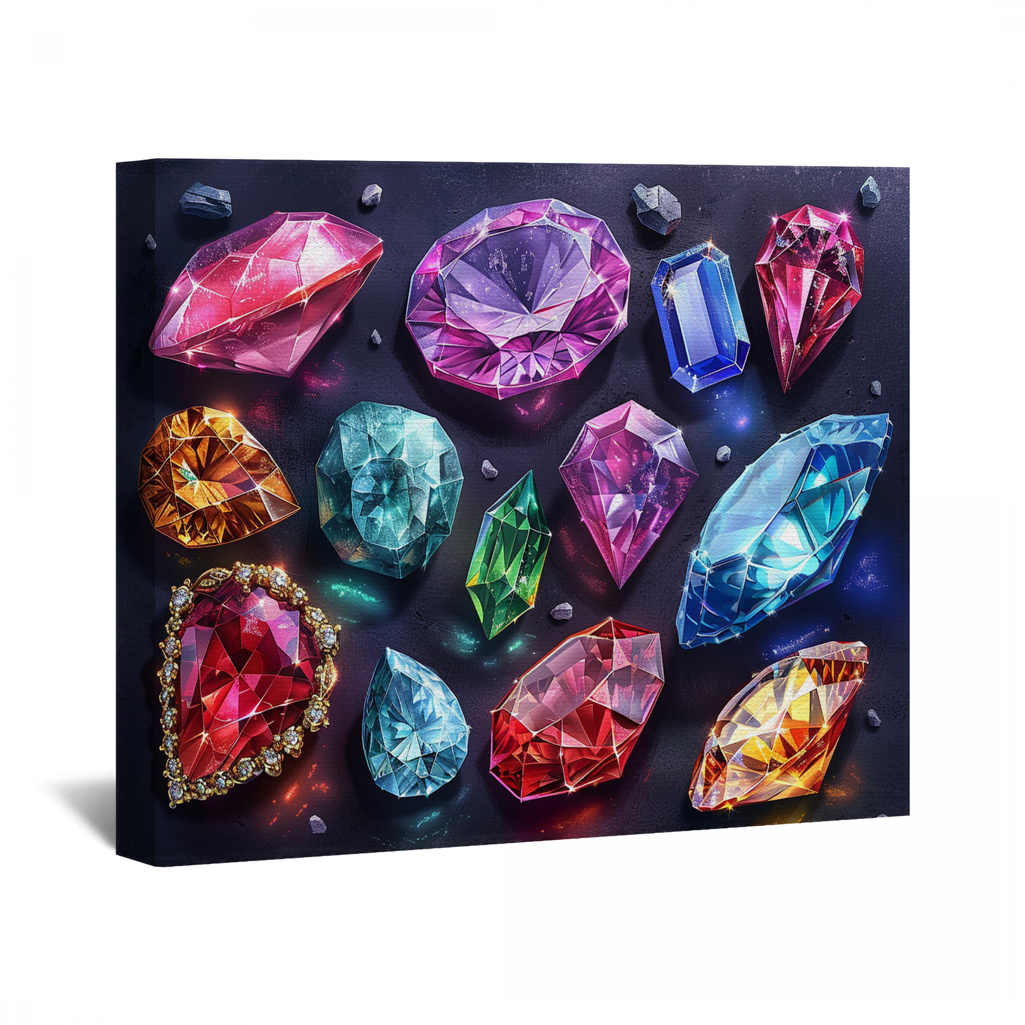 Mercer41 Gems Canvas Wrap - Luxury Wall Decor | Wayfair