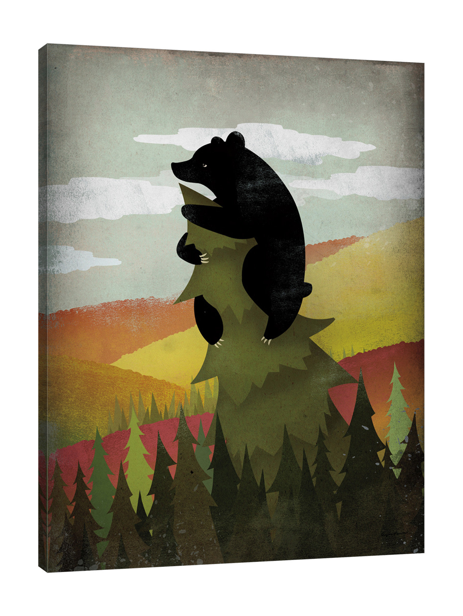 Jaxson Rea Leaf Peeper No Words by Ryan Fowler - Wrapped Canvas Print ...