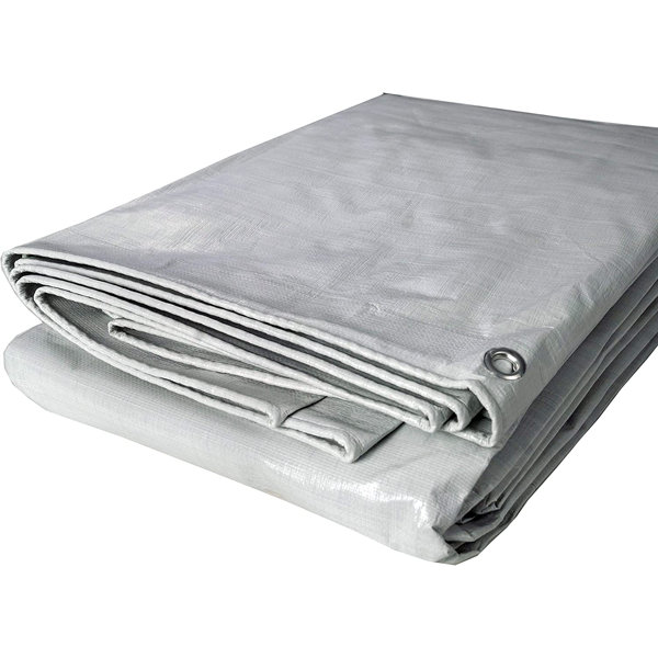 HydraTarp Heavy Duty Waterproof Tarp - 16 Mil Thick 12x16 - White ...