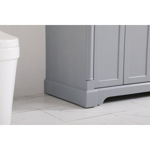 Red Barrel Studio® 36'' Single Bathroom Vanity with Marble Top ...