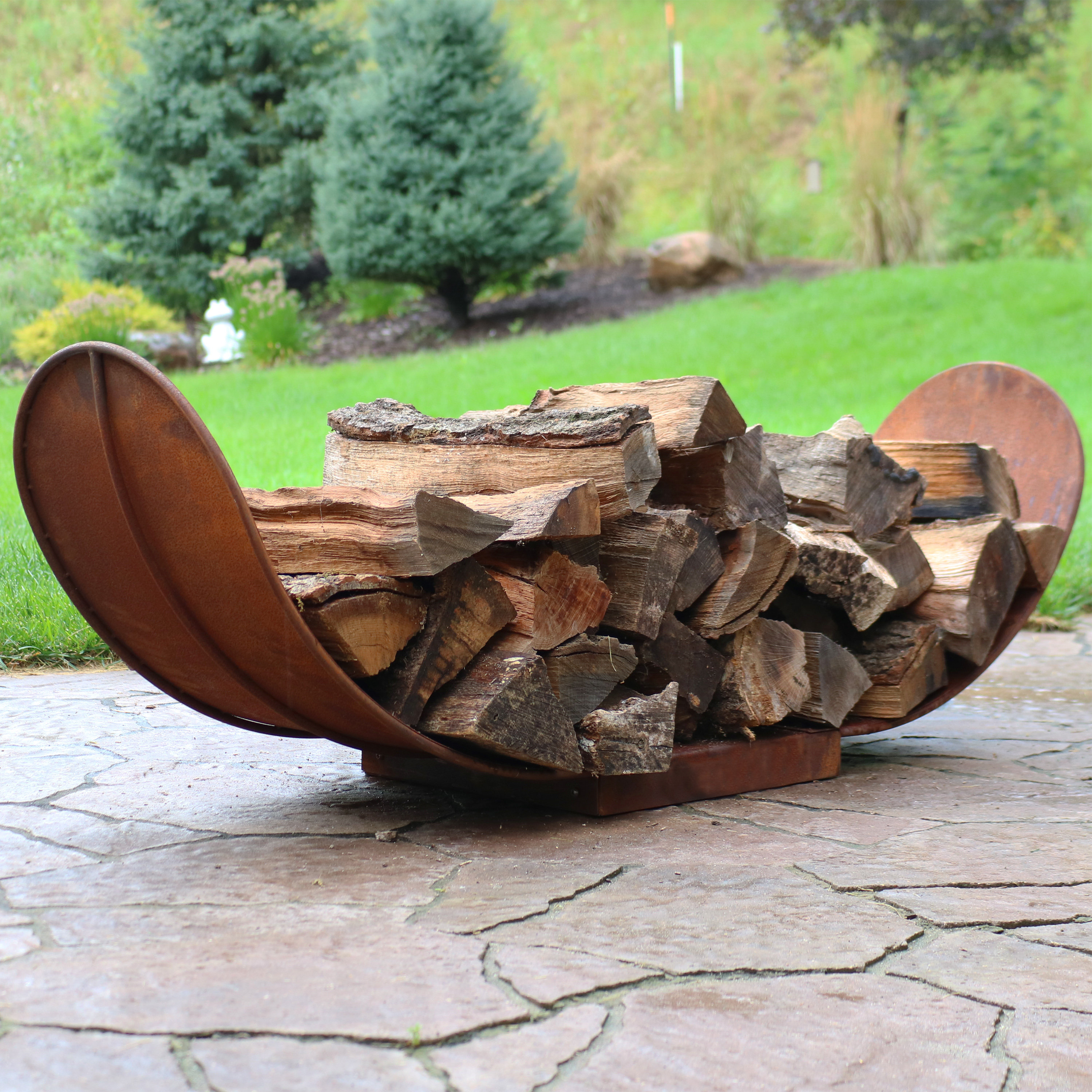 WFX Utility™ Beccles 4ft Outdoor Firewood Log Rack & Reviews - Wayfair ...