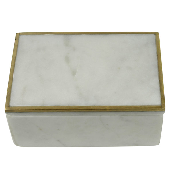AREOhome Marble Decorative Box | Wayfair