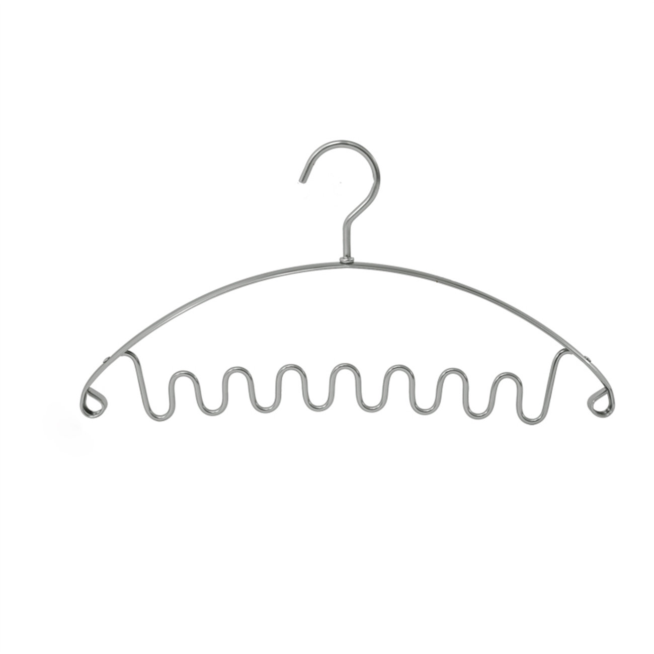 Rebrilliant Aluminum Alloy Wave-Shaped Multi-Functional Hanger | Wayfair
