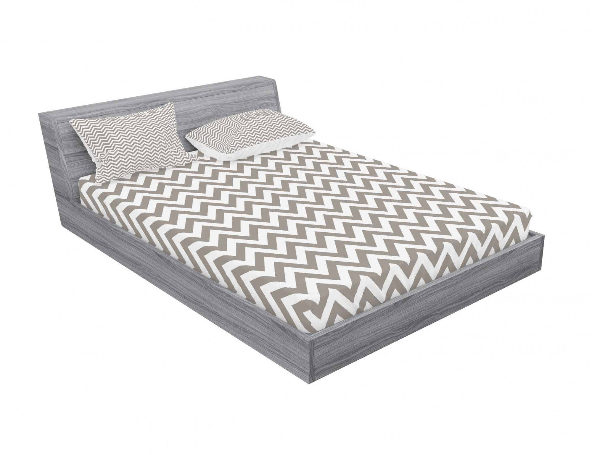 Ambesonne Zig Zag Lines Modern Chevron Sheet Set | Wayfair