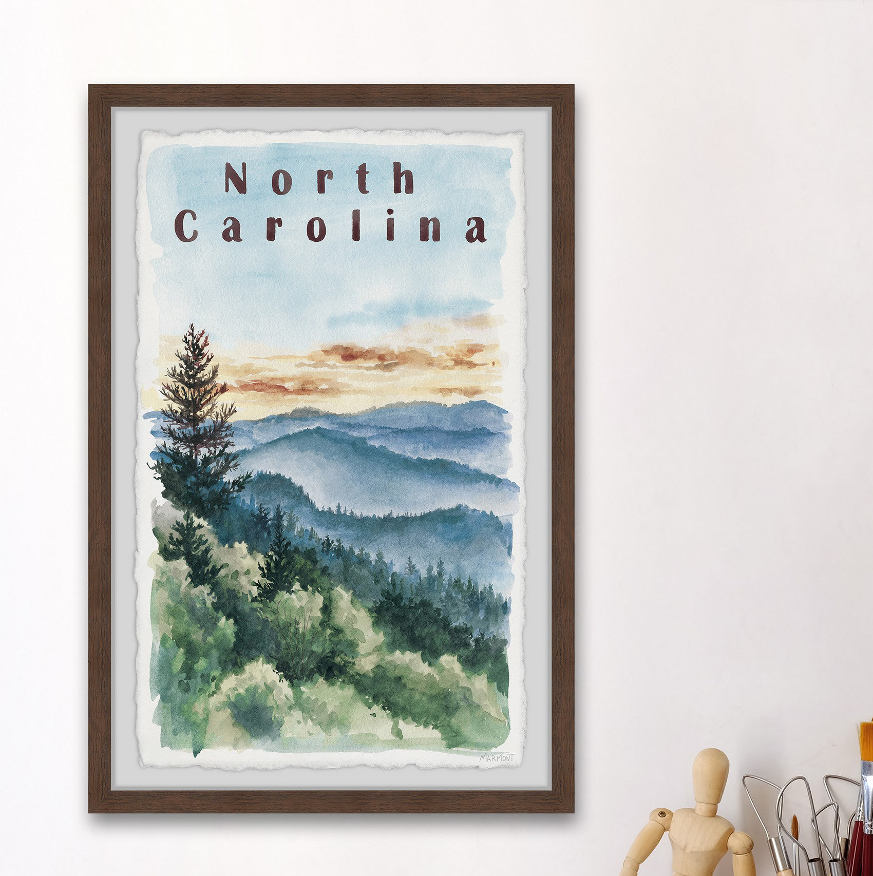 Loon Peak® A View of North Carolina - Picture Frame Advertisements ...