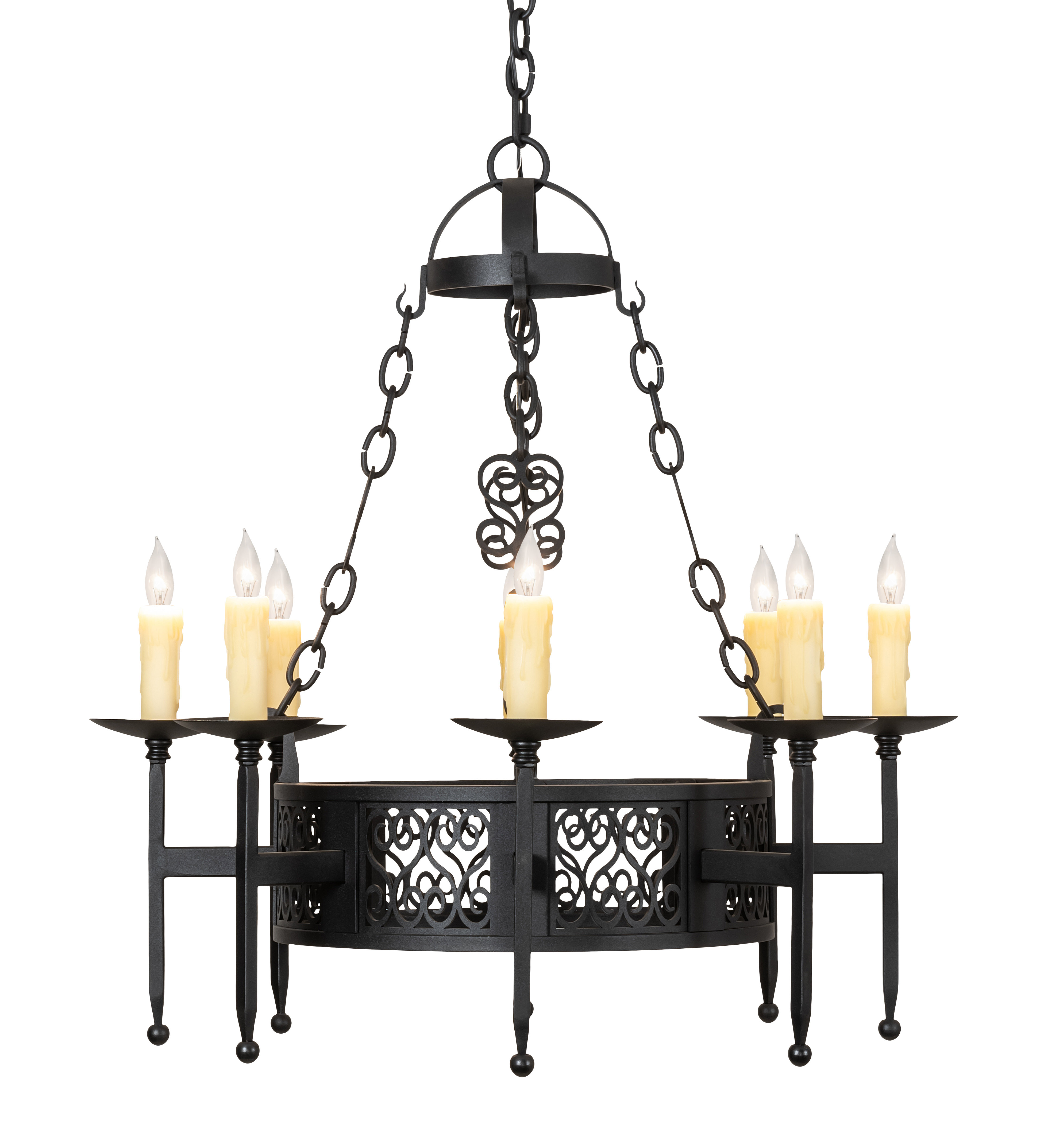 Meyda Lighting Toscano 28" Wide 8-Light Chandelier | Wayfair
