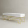 Willa Arlo Interiors Nimmons 54" Upholstered Bench & Reviews | Wayfair