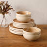 World Menagerie Manila Bay 16-Piece Stoneware Dinnerware Set, Service ...