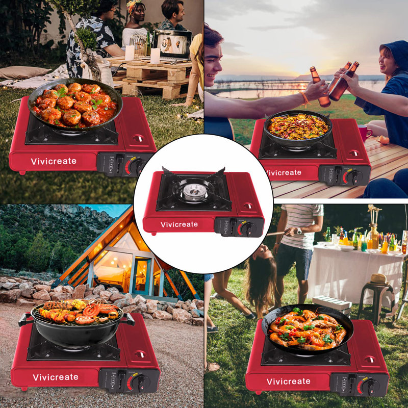 Vivicreate Single Burner Butane Outdoor Stove | Wayfair