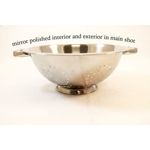 Cook Pro 3 Piece Stainless Steel Colander Set & Reviews | Wayfair