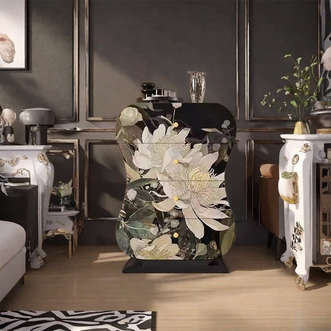 interanest Ash Wood Decorative Storage Cabinet - Wayfair Canada