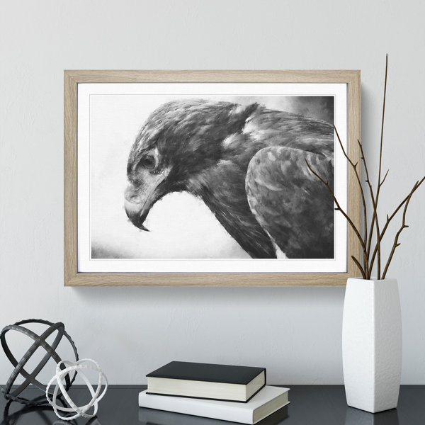 East Urban Home Golden Eagle Vol.2 - Picture Frame Painting | Wayfair.co.uk