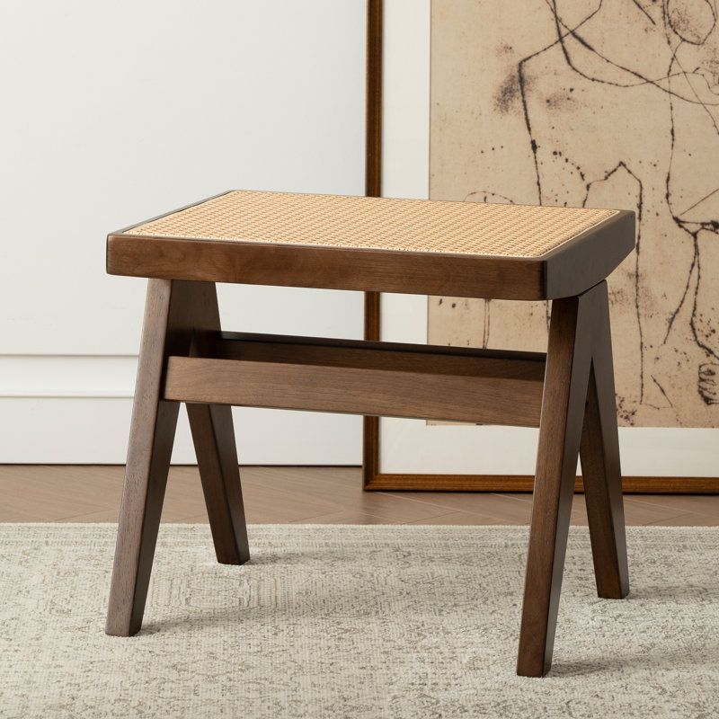 Bay Isle Home™ Aalbert Unfinished Solid Wood Accent Stool | Wayfair