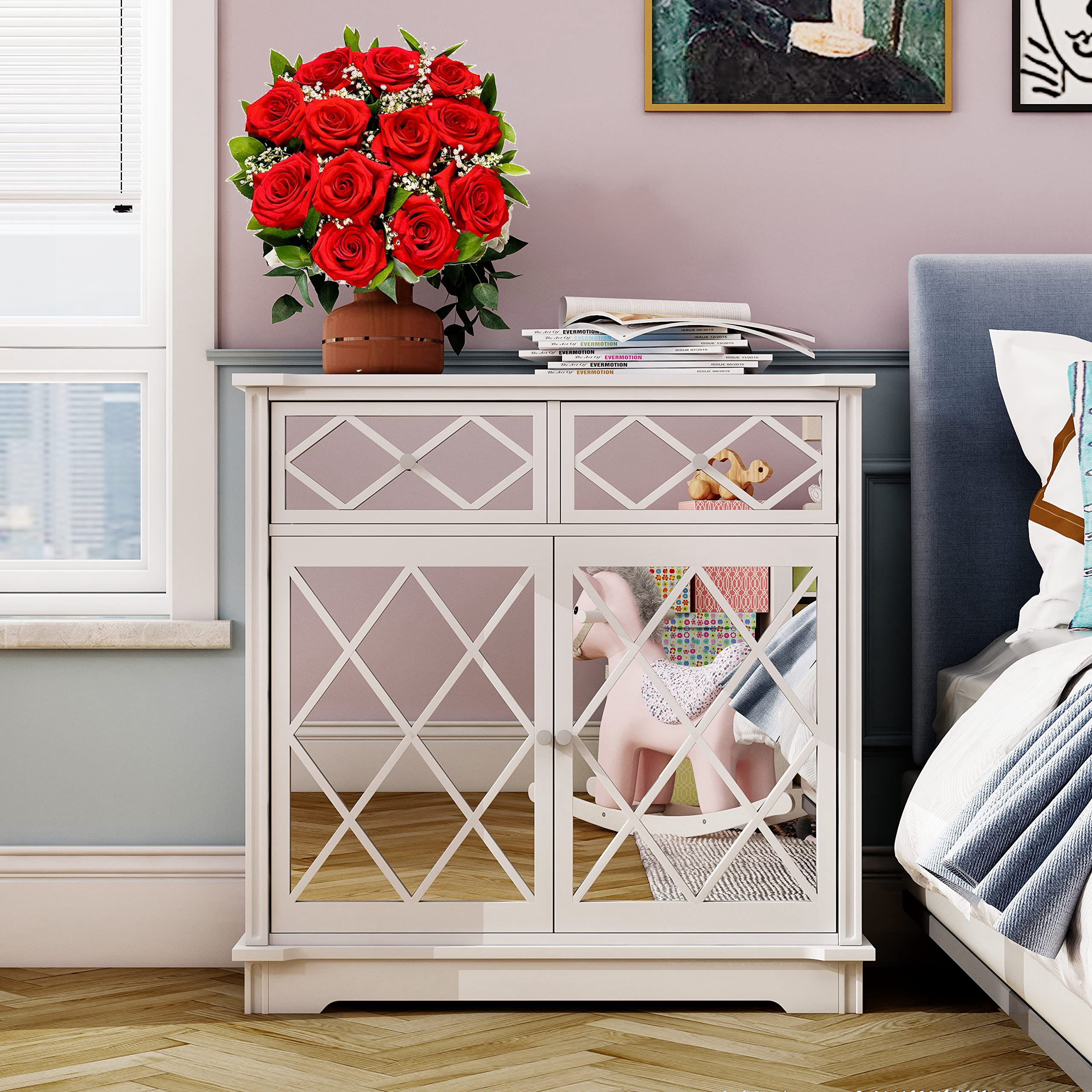 Winston Porter Okan 2 Drawer 31.5" W Combo Dresser - Wayfair Canada