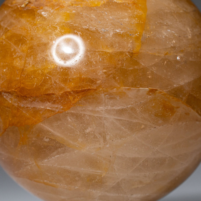 Astro Gallery of Gems Lemon Quartz Sphere Sculpture (1.2 Lbs) | Wayfair