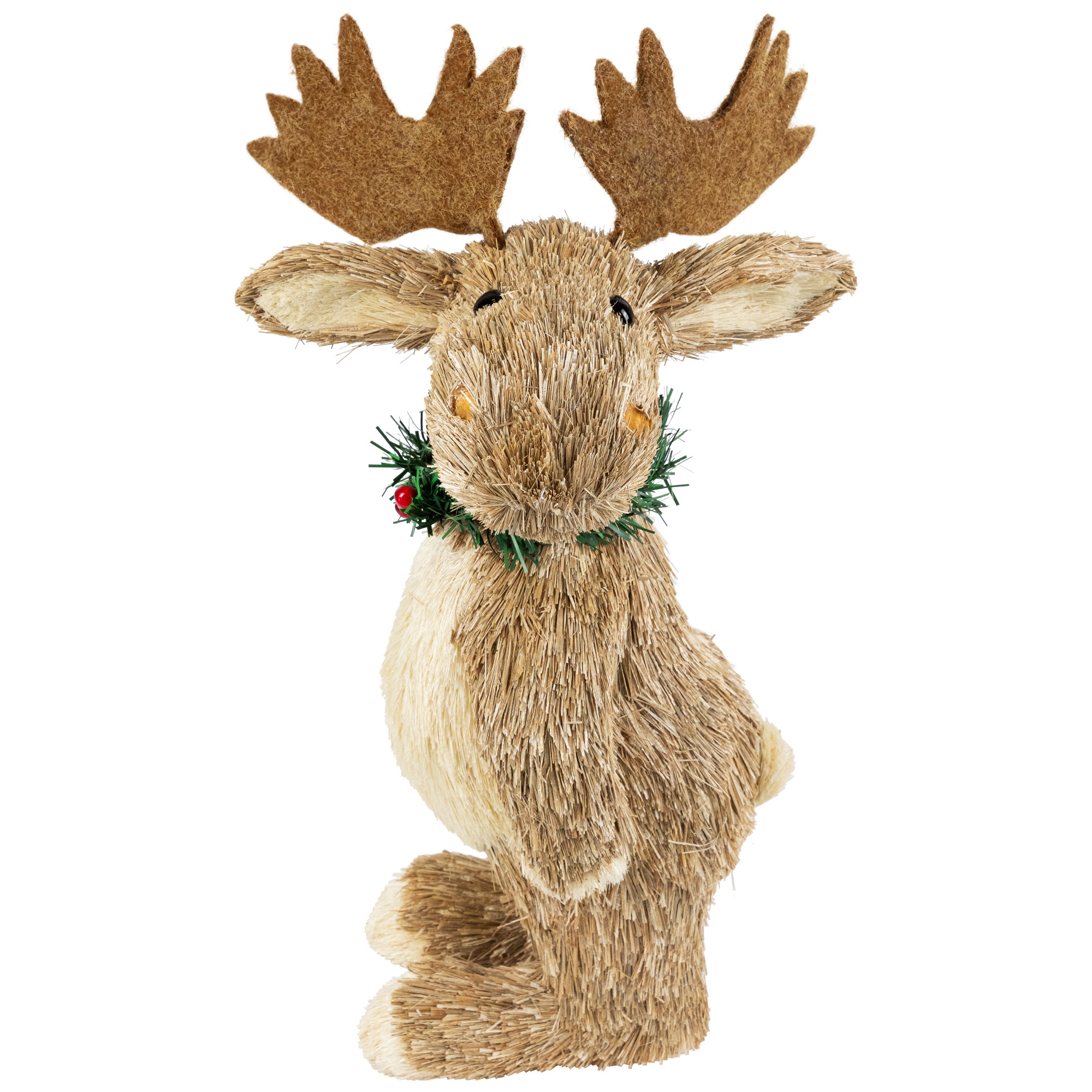 Northlight Seasonal Woodland Standing Moose Christmas Figure - 14 ...