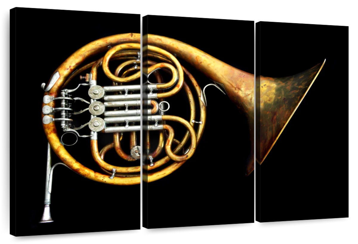 Ebern Designs Abarca Vintage French Horn | Wayfair