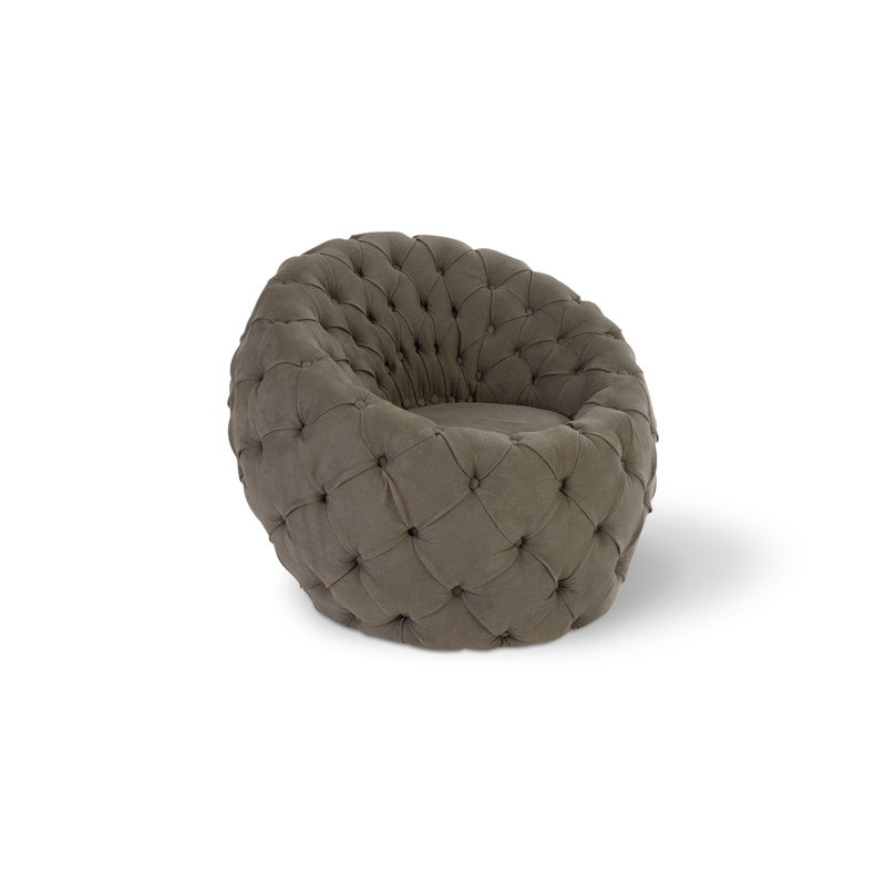 Phillips Collection Seating 35" Wide Tufted Barrel Chair | Wayfair