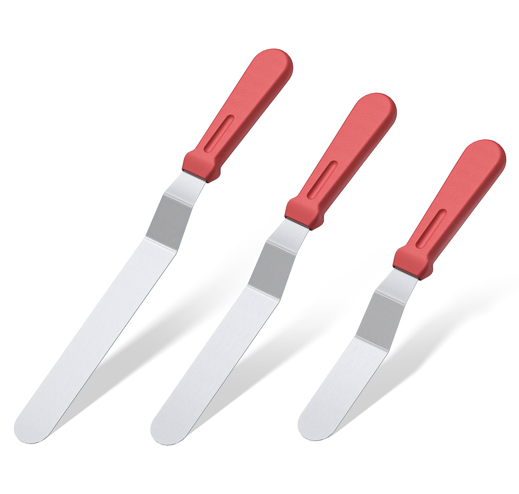 U-Taste Offset Icing Spatulas, Stainless Angled Cake Decorating ...