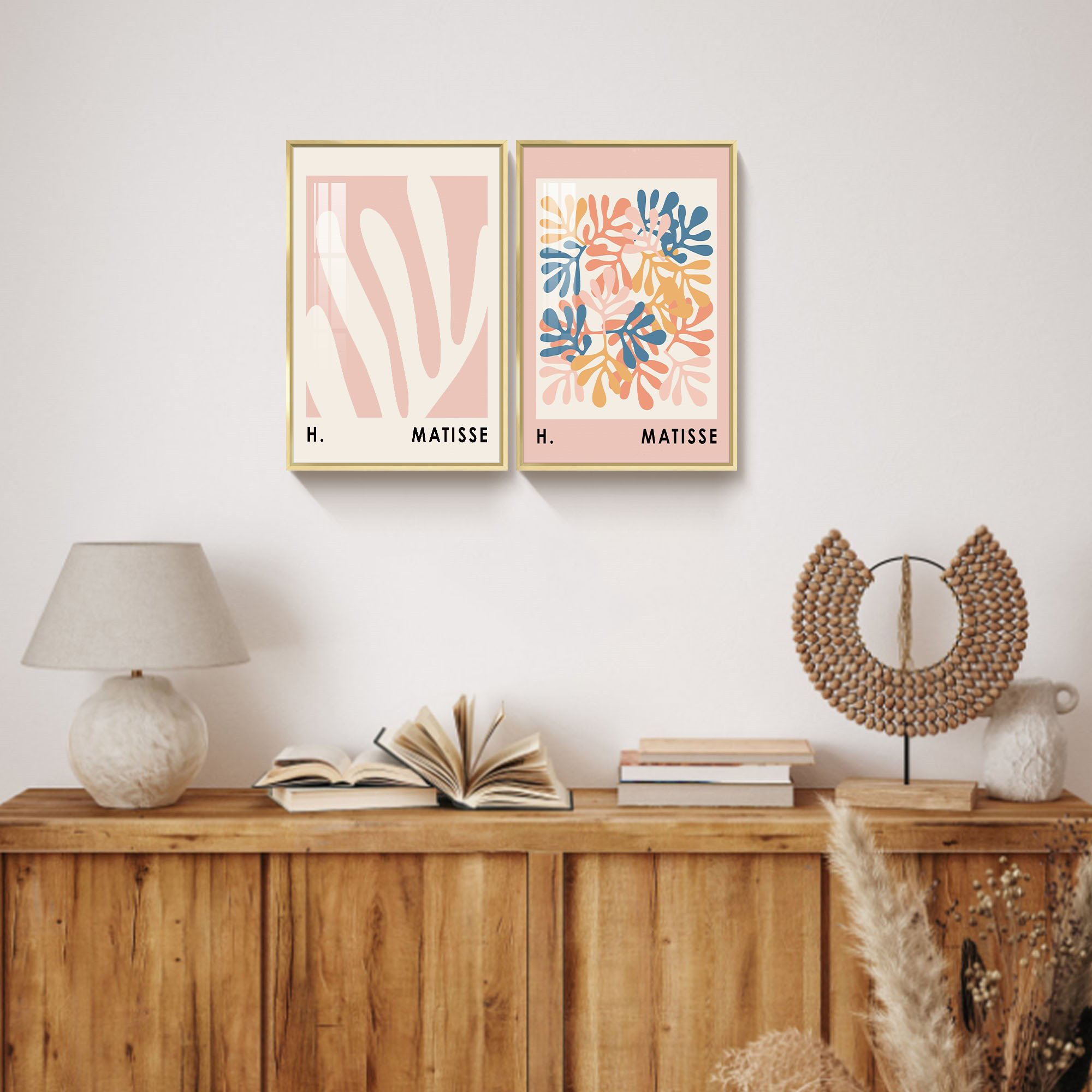 George Oliver Matisse Artwork Framed On Canvas 2 Pieces by Henri ...