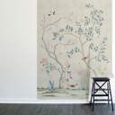 Birch Lane™ Metallic Garden Chinoiserie Vinyl Peel and Stick Wall Mural ...