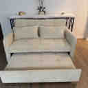 Ebern Designs 55.2" Sleeper Couch Corduroy Pull Out Sofa Bed & Reviews ...