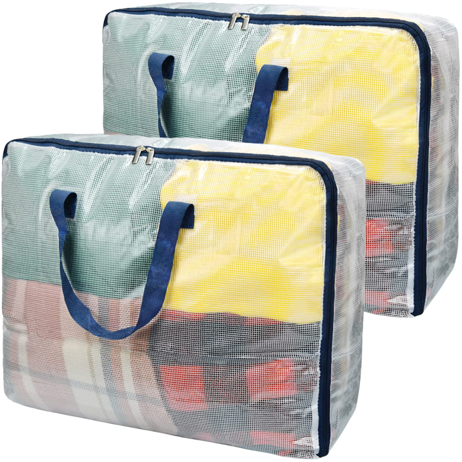 Rebrilliant Transparent Storage Bag With Zipper, Wardrobe, Under Bed ...