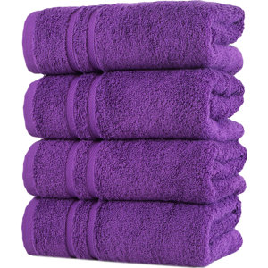 Purple Bath Towels You'll Love | Wayfair