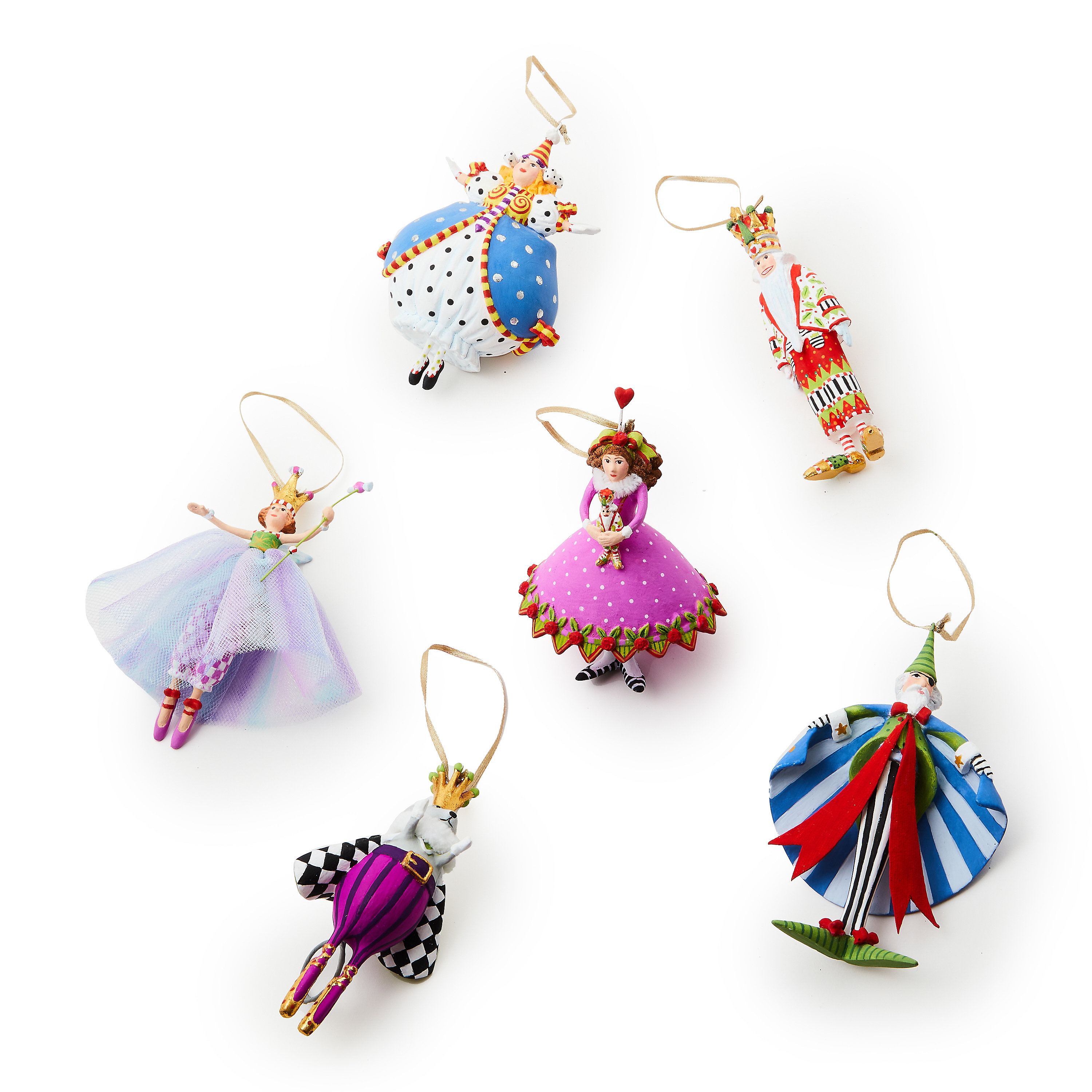 MacKenzie-Childs Patience Brewster Nutcracker Suite Mini Ornament Set ...