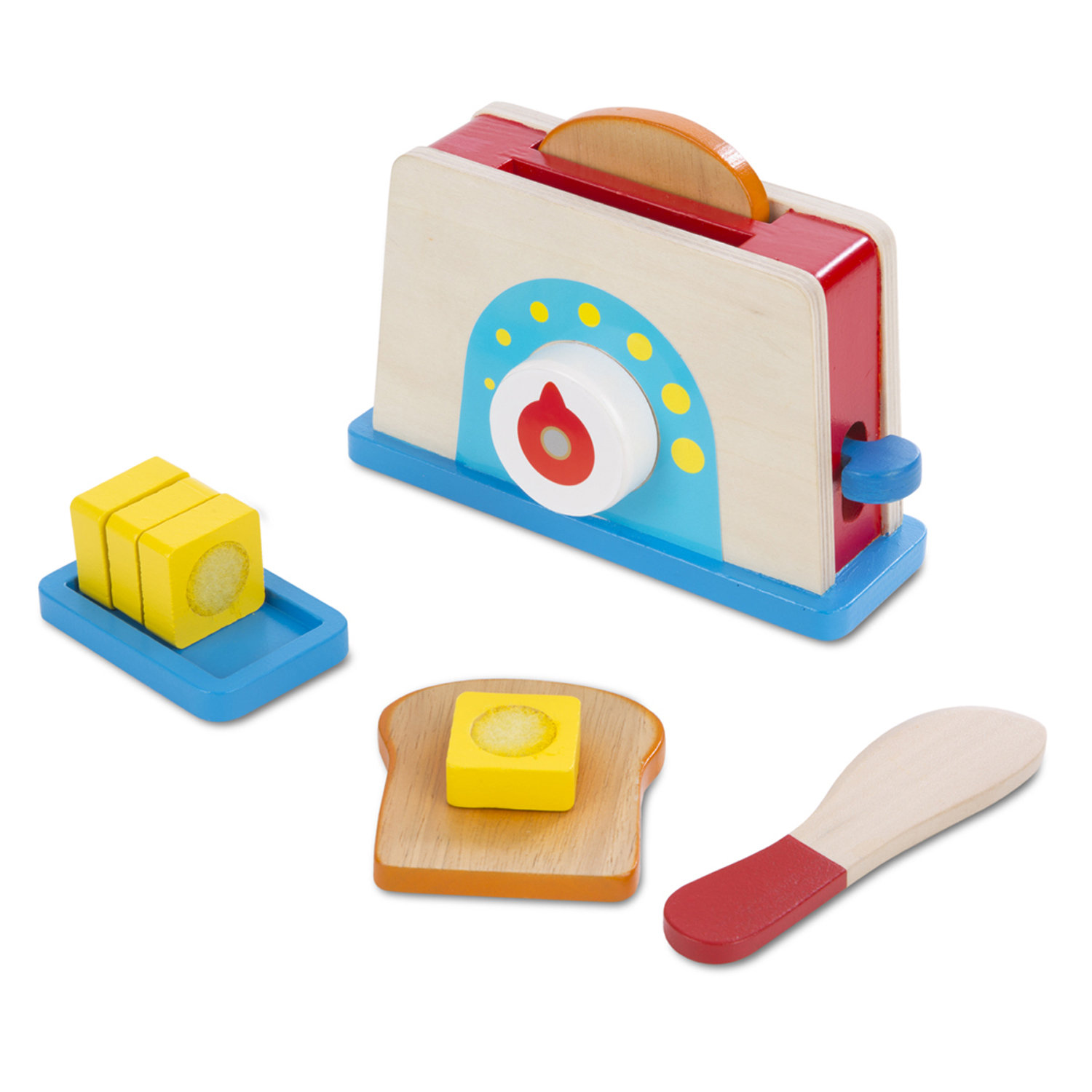 Melissa & Doug 9 Piece Bread and Butter Toast Appliance Set & Reviews ...