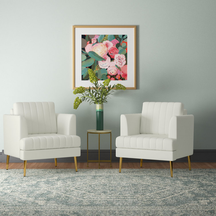 Willa Arlo Interiors Marrio Upholstered Armchair (Set of 2) & Reviews ...