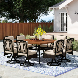 Square Patio Dining Sets You'll Love | Wayfair