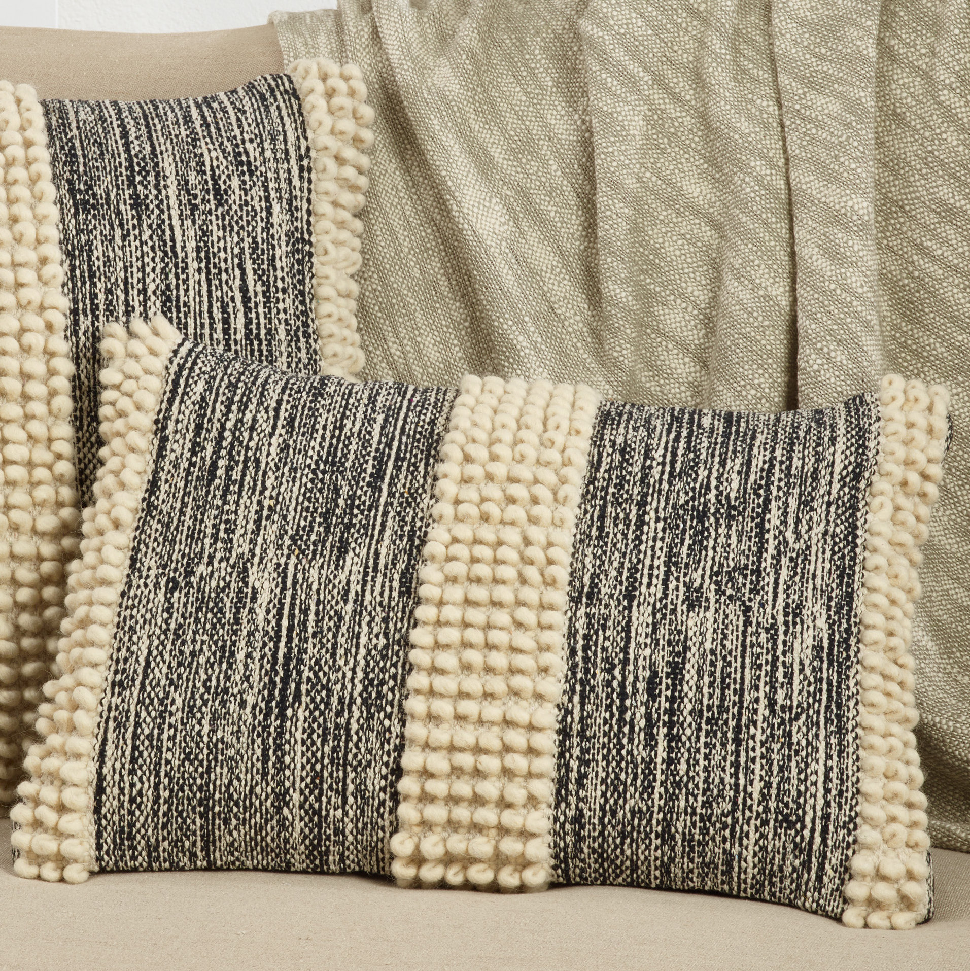 Saro Dottie Collection Lumbar Pillow Cover & Insert & Reviews | Wayfair