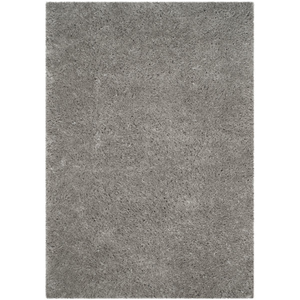 Ebern Designs Aubre Solid Colour Silver Area Rug & Reviews | Wayfair.co.uk