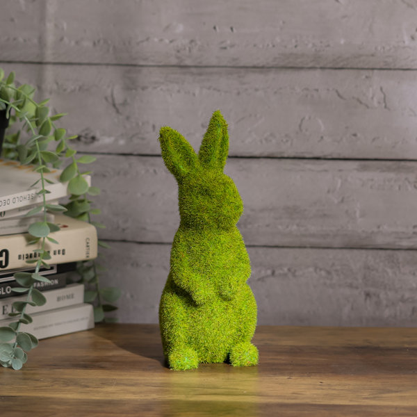 The Seasonal Aisle Witsham Rabbit Animals Plastic Garden Statue ...