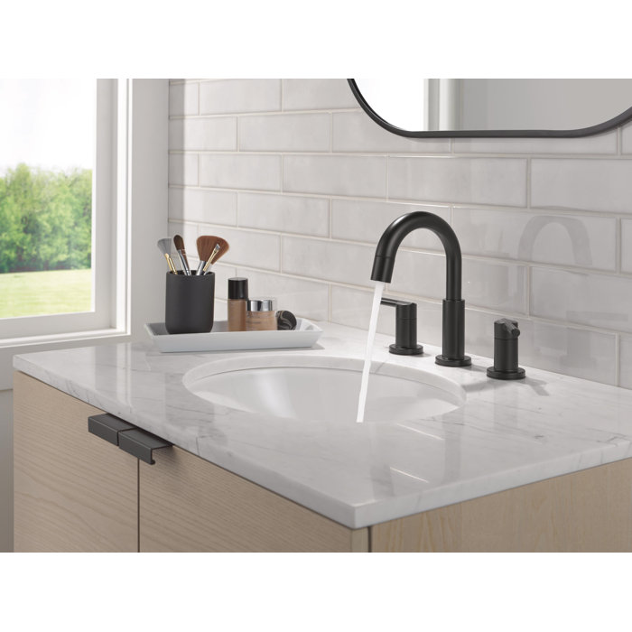 Delta Nicoli Pull-Down Widespread Bathroom Faucet, Pull Out Sprayer ...