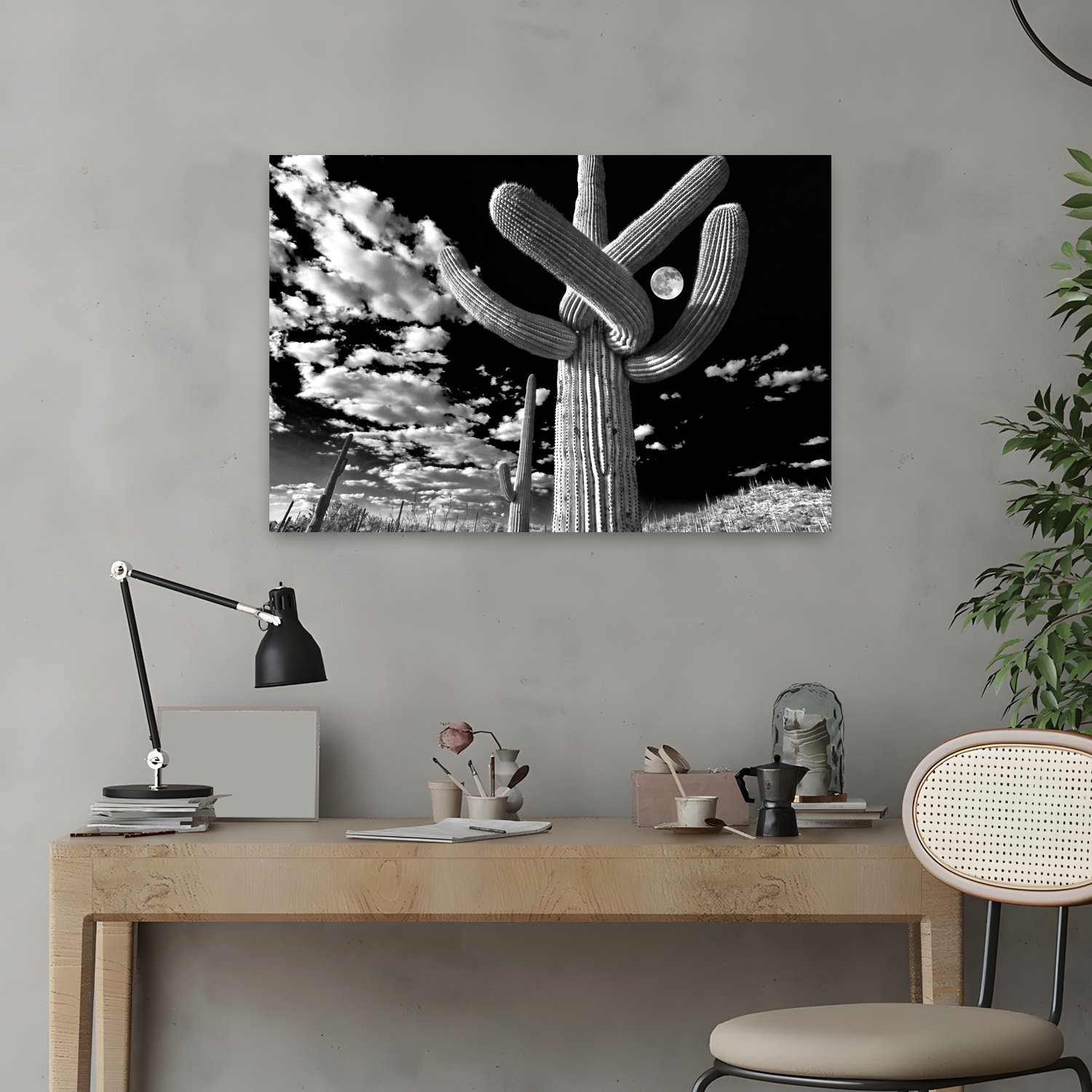 Latitude Run® Low Angle View Of A Saguaro Cactus Carnegiea Gigantea ...