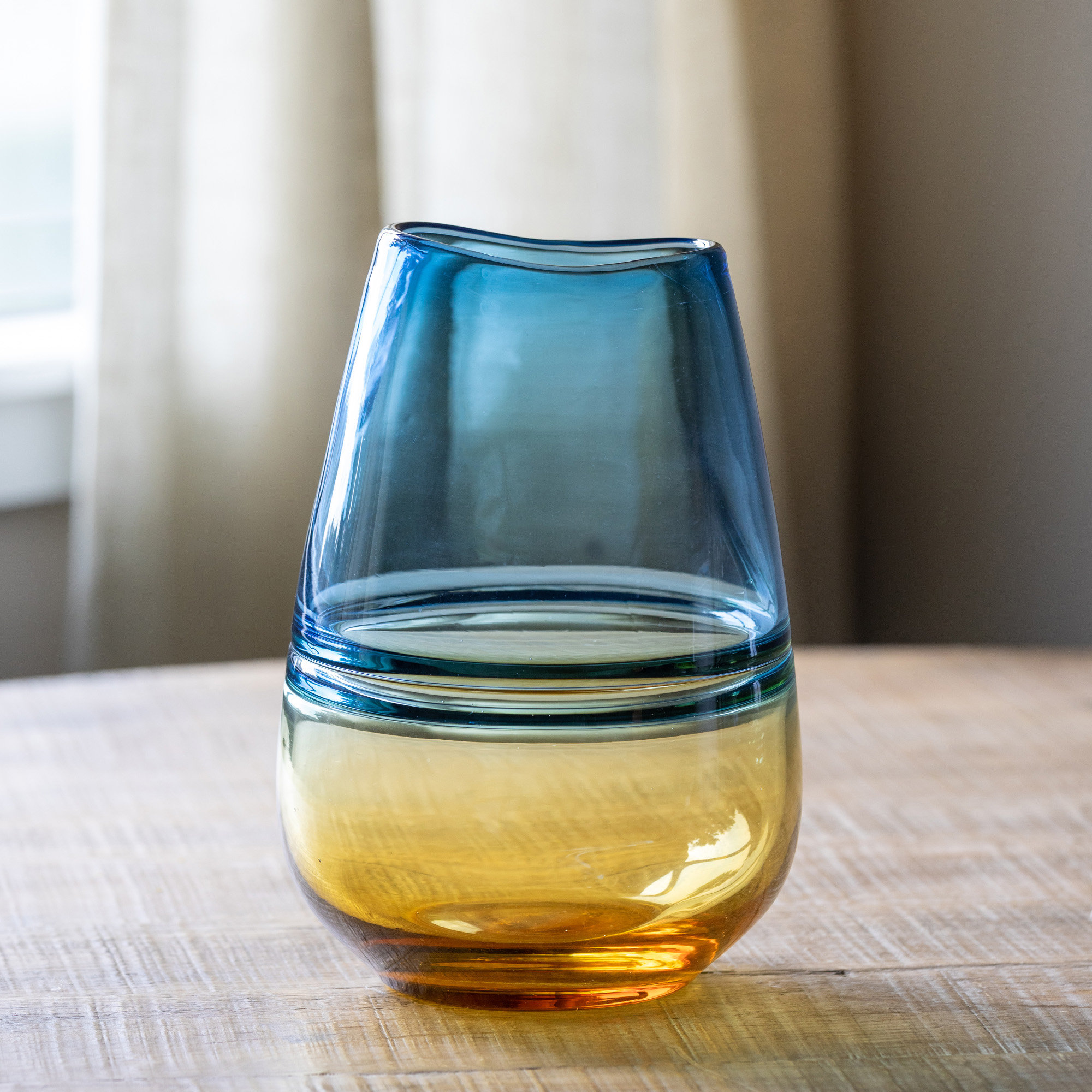 Park Hill Collection Ansen Glass Vase Tall | Wayfair