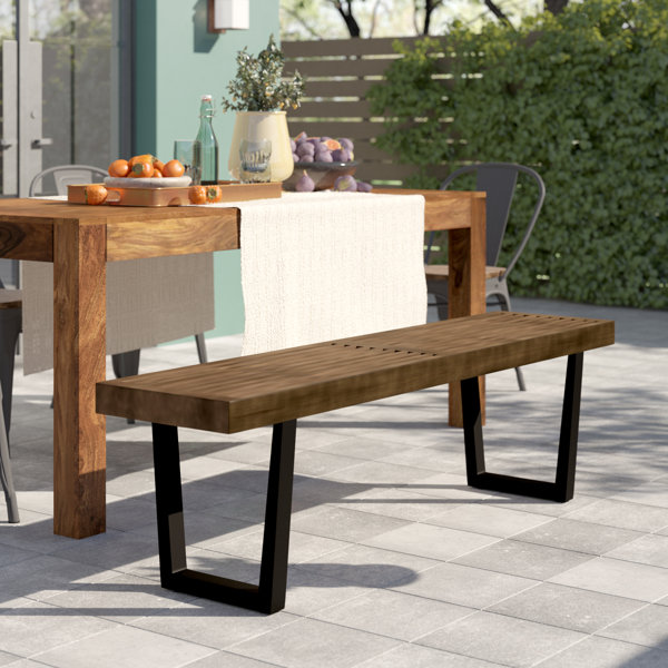Union Rustic Yager Outdoor Bench & Reviews | Wayfair