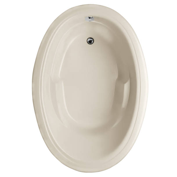 Hydro Systems Designer 71'' x 34'' Drop-In Soaking Fiberglass Bathtub ...