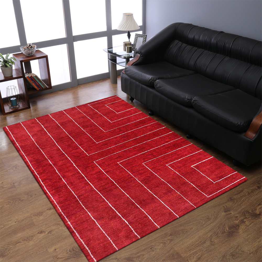 Latitude Run® Zianya HAND KNOTTED LOOM SILK ECO-FRIENDLY AREA RUGS ...