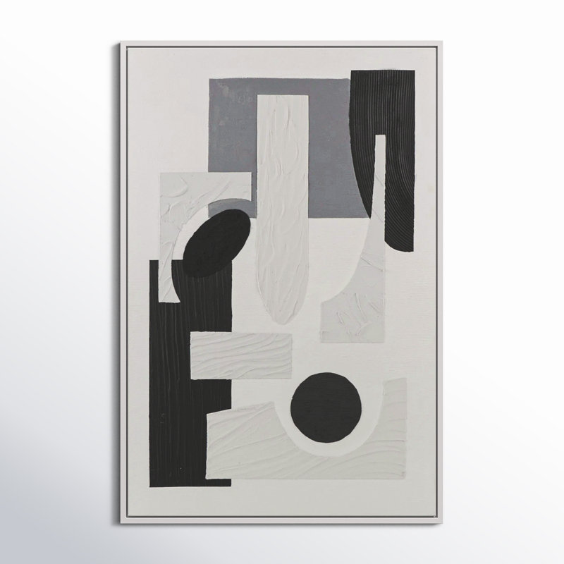 AllModern Edine Abstract On Canvas Graphic Art & Reviews | Wayfair