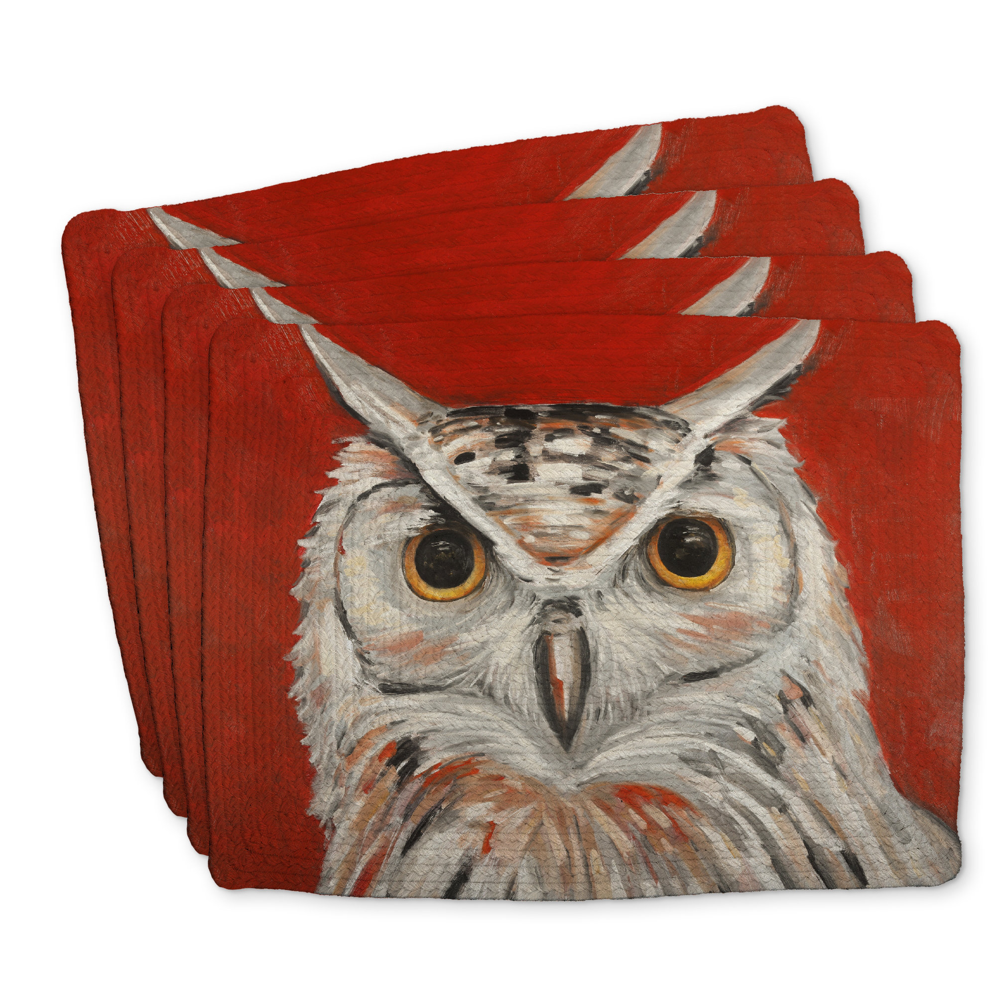 Begin Edition International Inc. Eagle Owl Braided Polyester Placemats ...